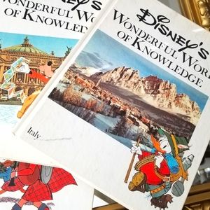 Disney | Other | Vintage Disney Wonderful World Of Knowledge Hardcover ...
